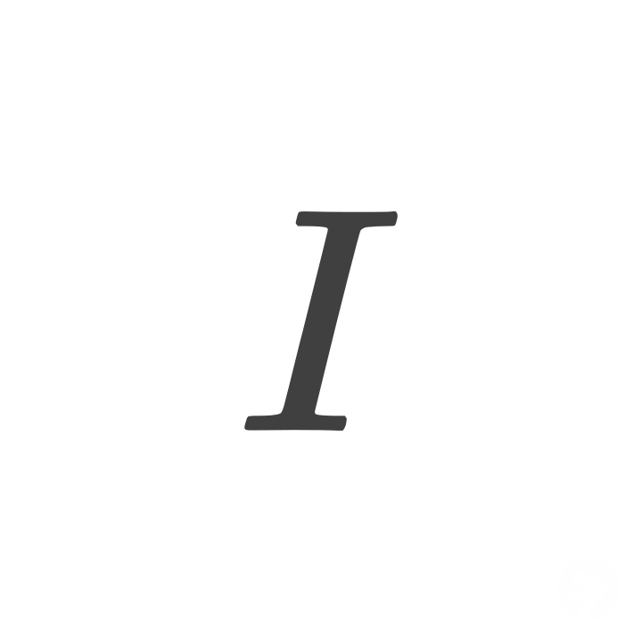 Capital I Symbol (I)