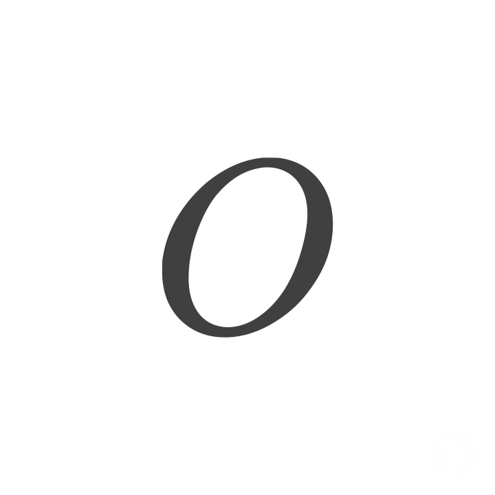 Capital O Symbol (O)