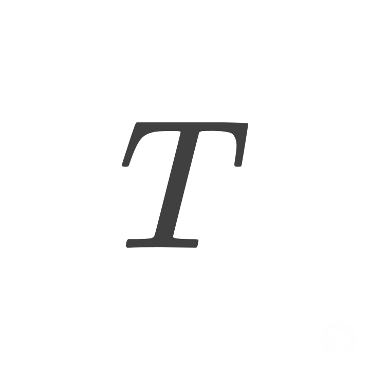 Capital T Symbol (T)
