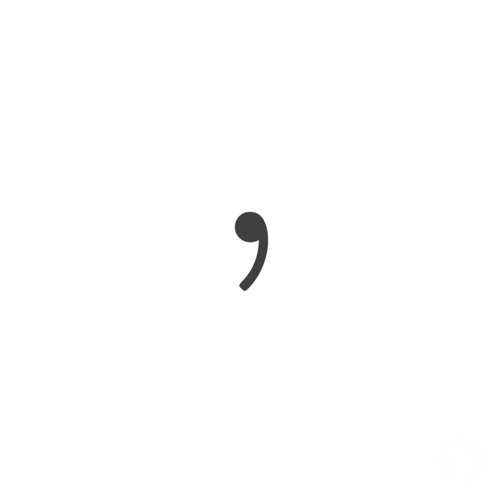 Comma Symbol (,)