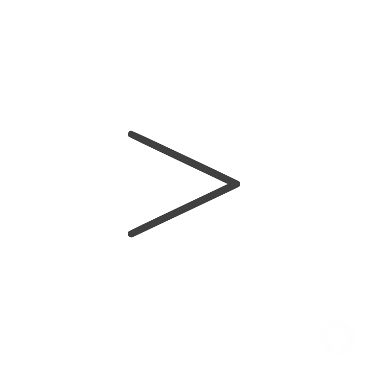 Greater Than Symbol