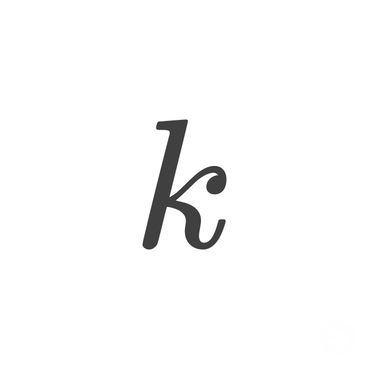 k Symbol (k)