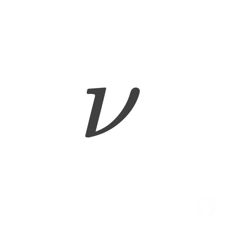 Nu Symbol (ν)