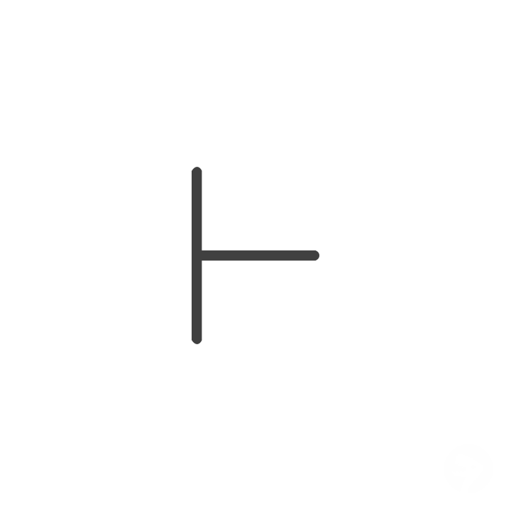 Right Tack Symbol (⊢)